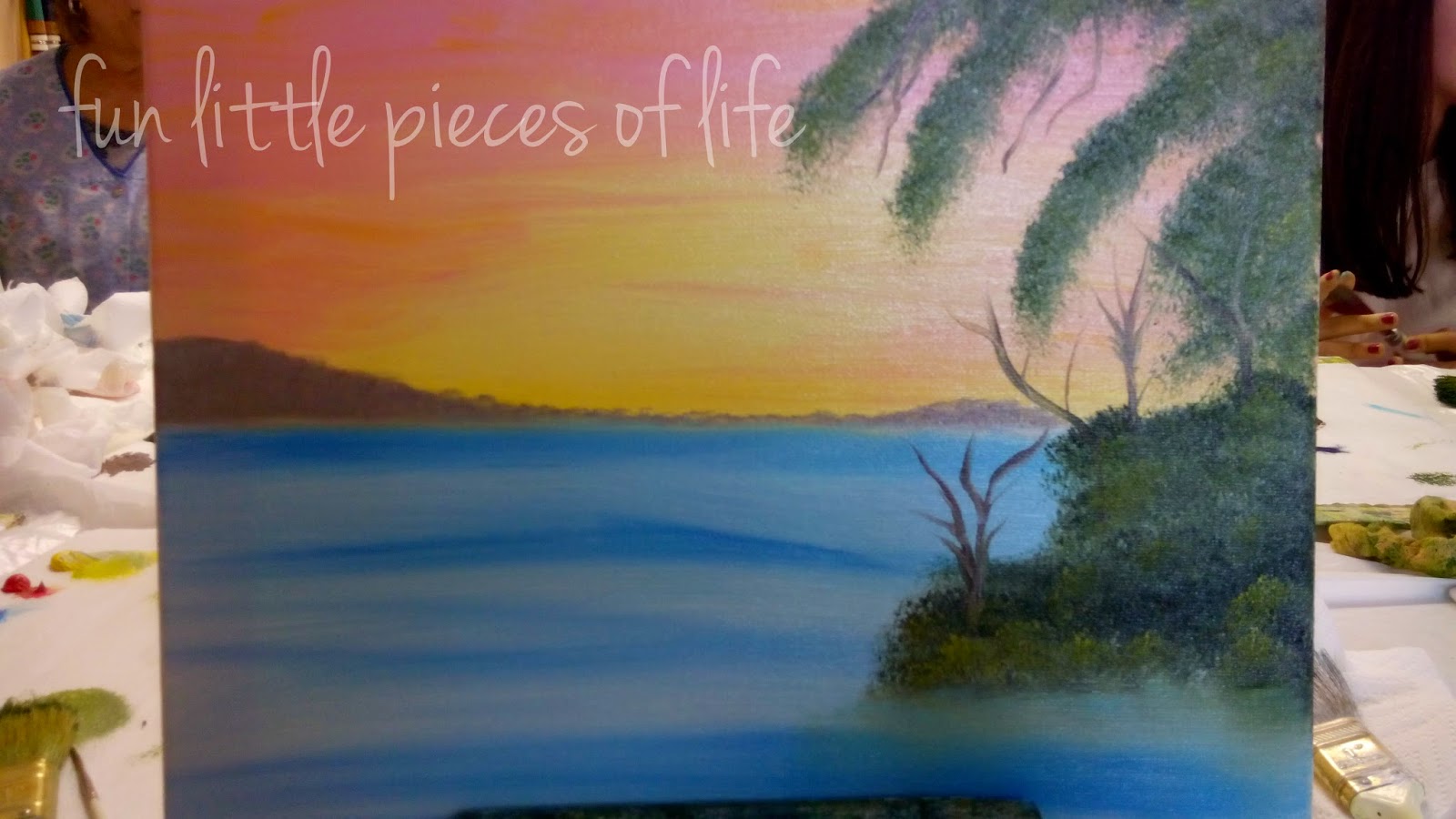 "Crafts, a Camera and Jesus": August Painting