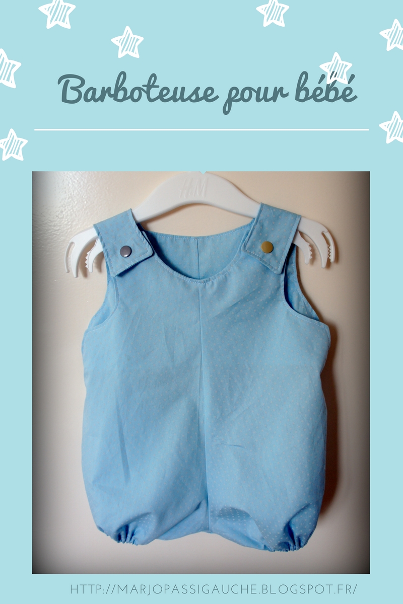 marjo pas si gauche !: Ma première barboteuse pour bébé