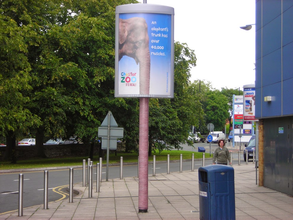 Creative Ads Posted On Street Poles | Sharing is Easy