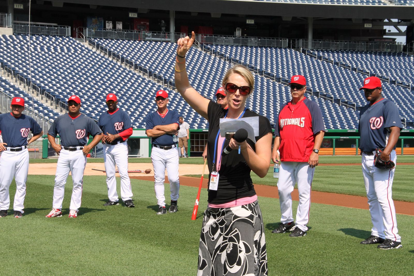 NATIONALS NEWS NETWORK: Off The Field: NATS U: Baseball for Women 2011