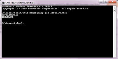 ජීවිතය අතින් ගෙන!:::..: How to Get Serial Numbers for RAM, Motherboard ...