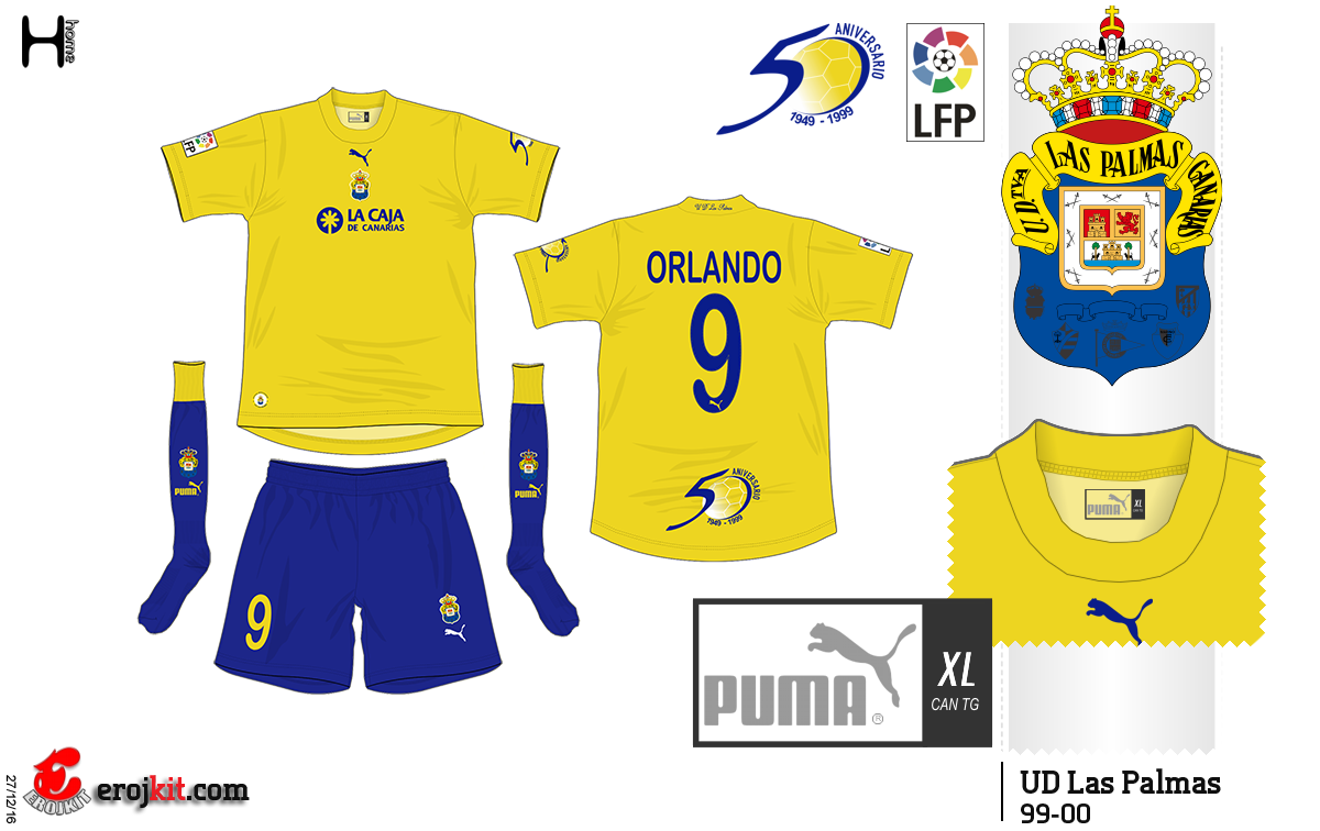 Kit Design, by eroj: Las Palmas Home Kit - Vários anos