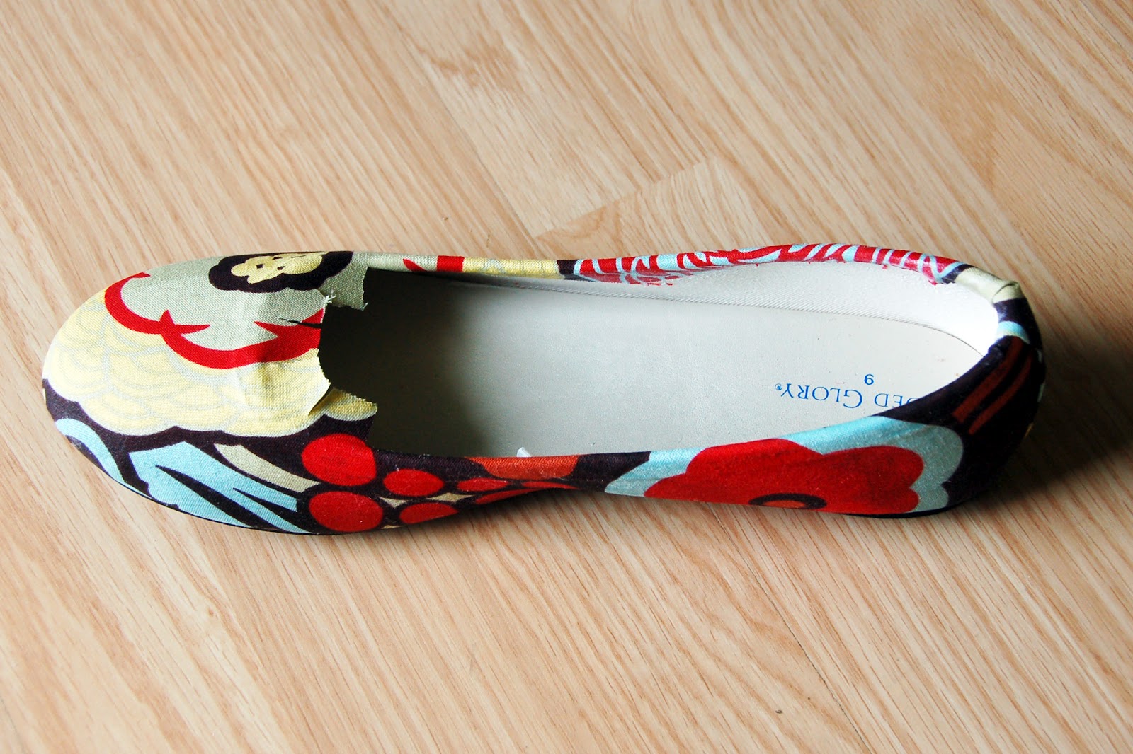 The Almost Perfectionist: Fabric Covered Shoes