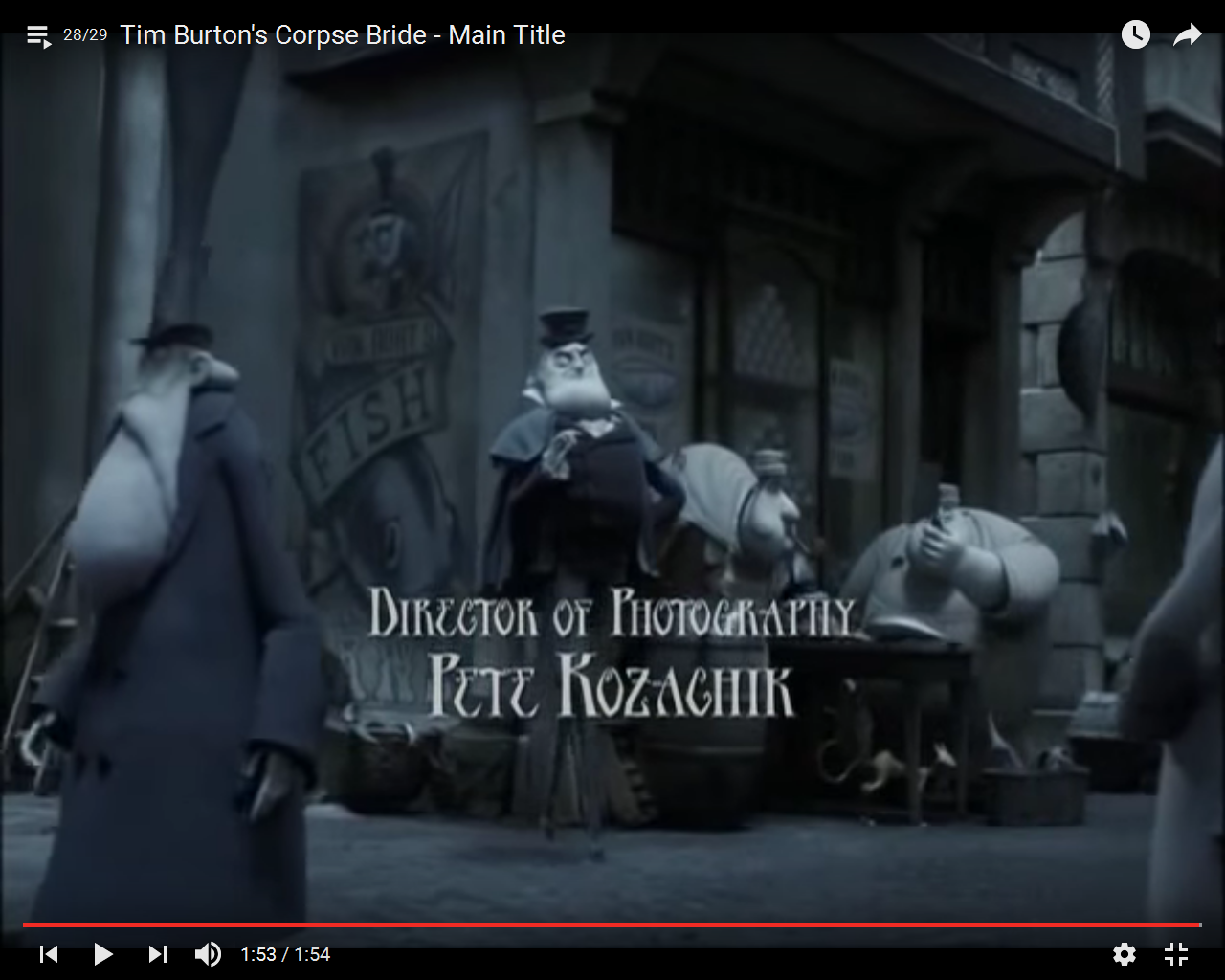 AS Media Studies Foundation Production: Corpse Bride Opening scene ...