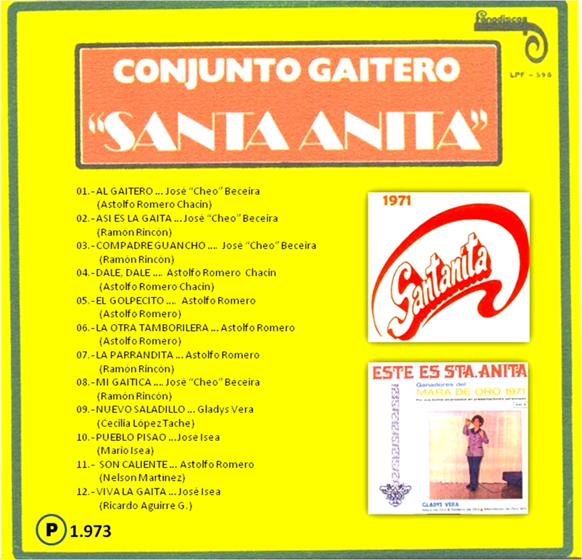 Gaita y Punto: Santanita 1973 - Conjunto Gaitero Santanita