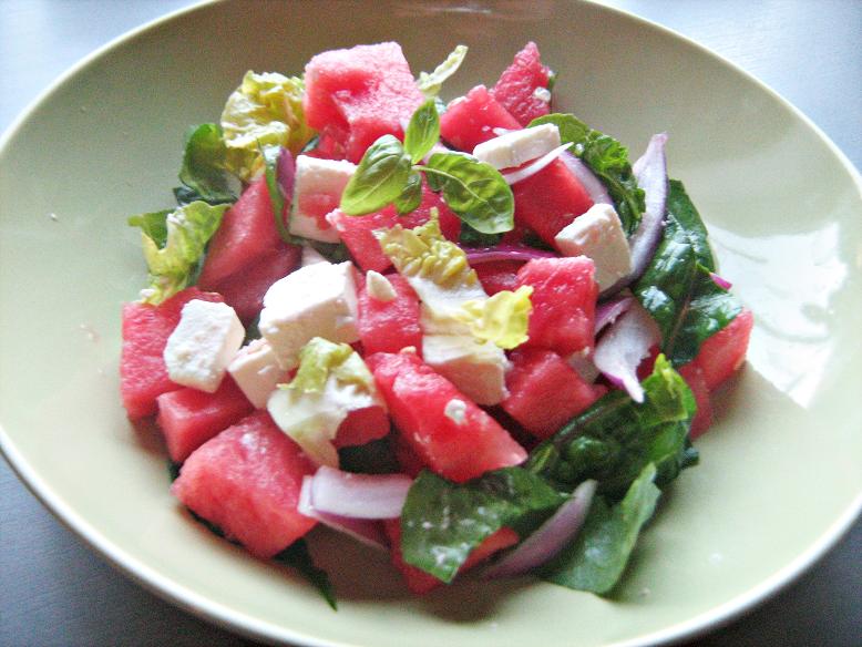 Matmonsteret: Vannmelon-salat med fetaost