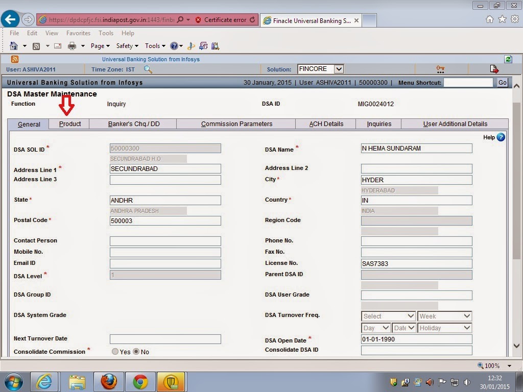 Linking KVP scheme code for SAS agents in DOP Finacle - POFINACLEGUIDE