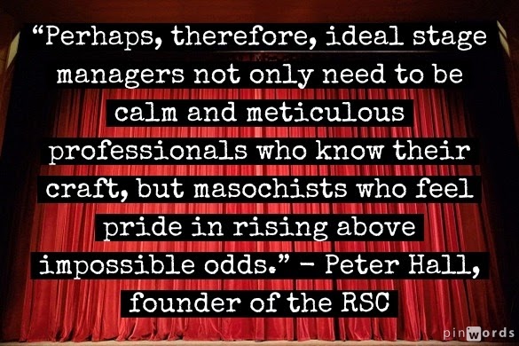 Created By Chance: Happy International Stage Managers Day!