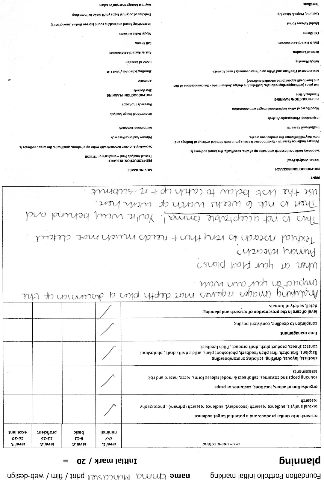 Emma Muncaster AS foundation portfolio