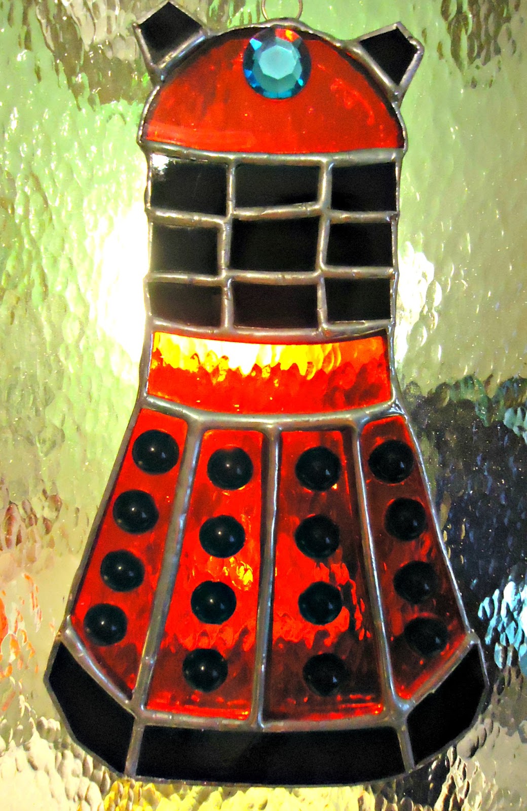 FaithsBizzar Stained Glass Art: Stained Glass Dalek from Doctor Who TV ...