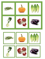 The Helpful Garden: Vegetable Match Game