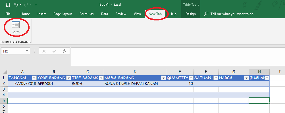 CARA MEMBUAT FORM EXCEL DENGAN MUDAH - Maul's Note