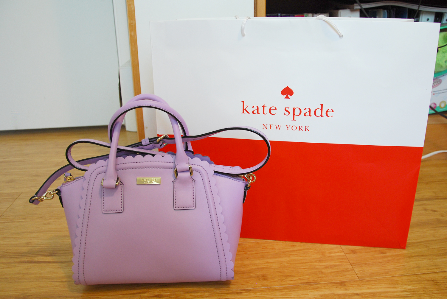 Emiiichan Blog ☆ : Kate Spade lilac purse (from the new Kate Spade New ...