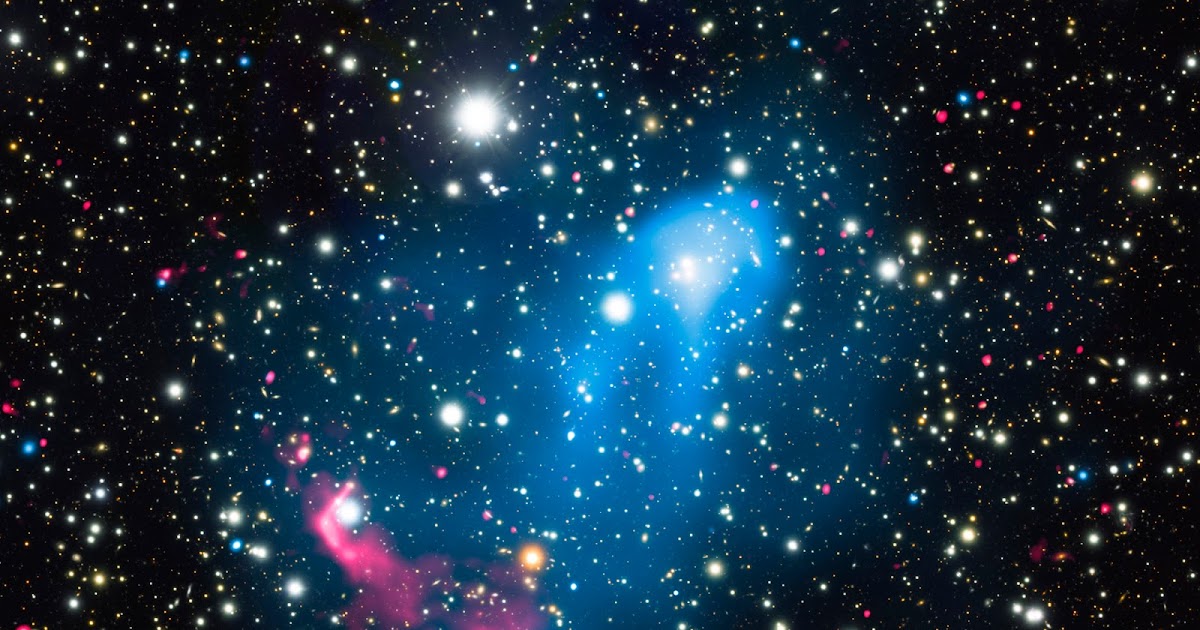 Colliding Galaxy Clusters & Eruption from a Supermassive Black Hole ...