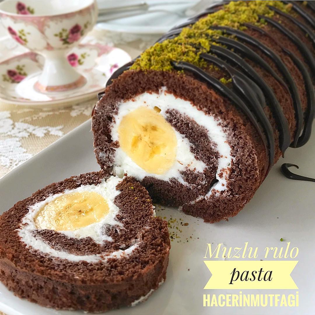 Kakaolu muzlu rulo pasta - Lezzetli Sunumlar