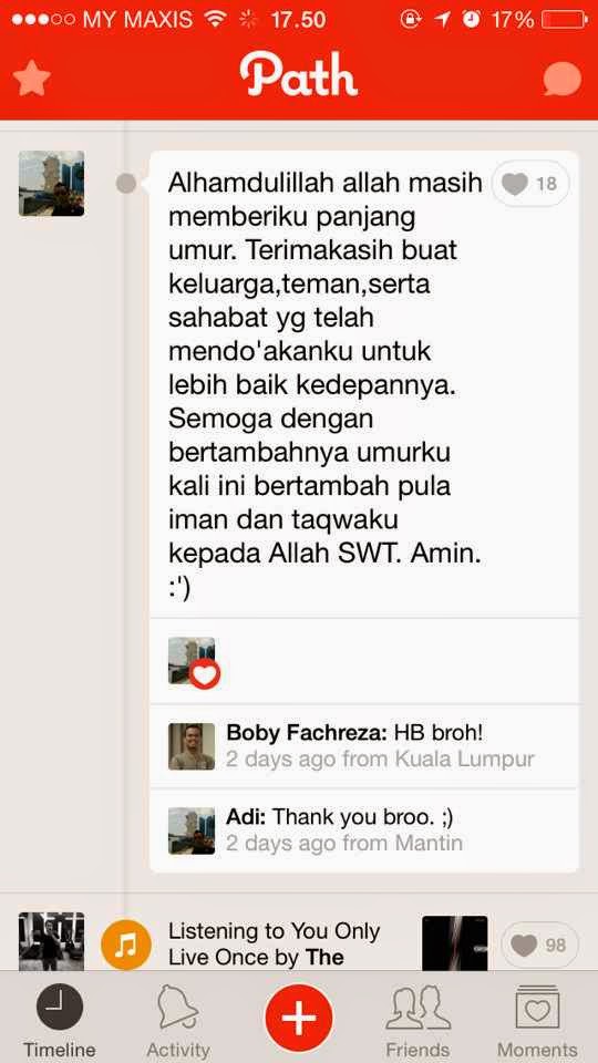 PATH : Social Media with People Nearby ~ Mobile Apps Review