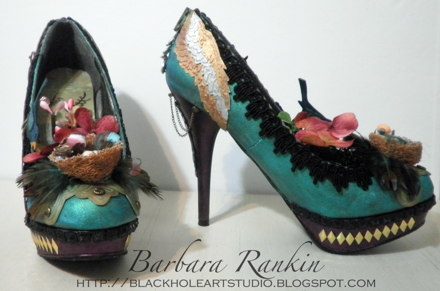 Black Hole Art Studio: Altered Shoe Blog Hop with ColourArte