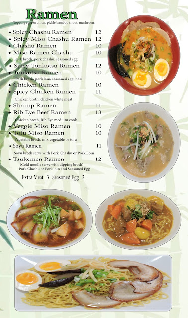 Sachi Ramen New Delivery Menu