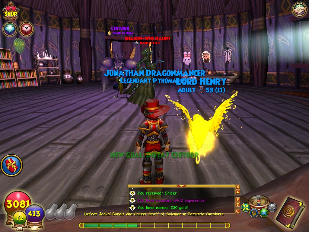 PyromancerJonathan: Wizard101: Finally!!