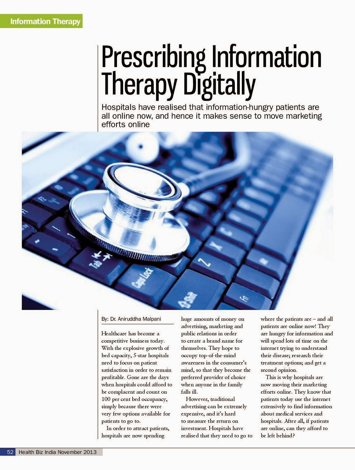 Prescribing Information Therapy Digitally | The IVF Specialist's Blog ...