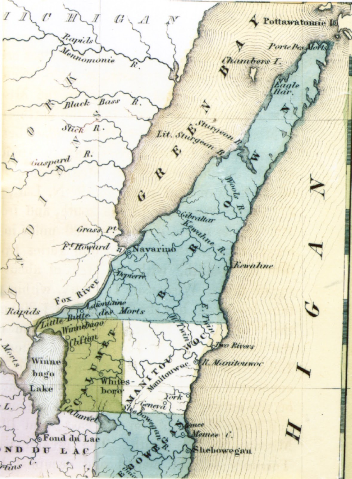 Kewaunee County History: Wolf River, Ahnepee, Ahnapee, Algoma: The Naming