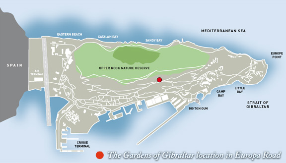 Map of Gibraltar