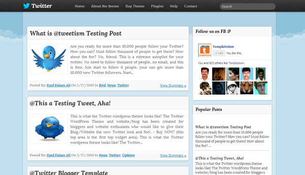 4 Blogger Template Mirip Jejaring Sosial Populer - anaufalm Blog