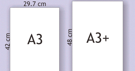 Ukuran Print Kertas A3 dan A3+ - GRIYA TAS KERTAS
