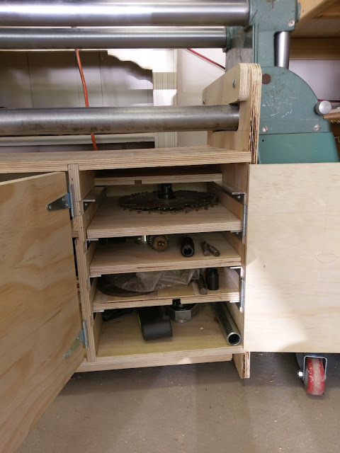 Storage: A Cabinet Under The ShopSmith, Part 3 ~ Learning Woodworking ...
