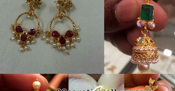 Simple Earrings for all ages - Jewellery Designs