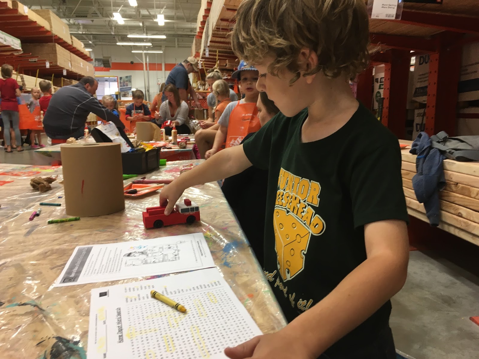 ...But Moms Have More Fun: Home Depot Kids Workshops
