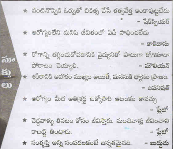 TELUGU WEB WORLD: Telugu Quotes - Telugu Sukthulu