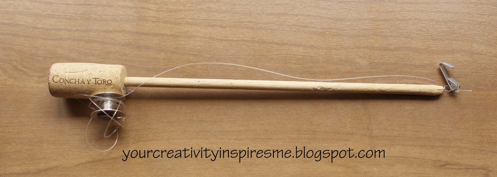 Your Creativity Inspires Me: DIY Doll Fishing Pole Your Creativity Inspires Me: DIY Doll Fishing Pole