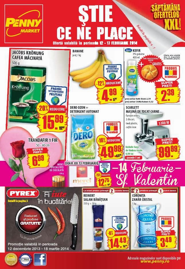 Catalog oferte si promotii: Oferta Penny 12-17 februarie 2014