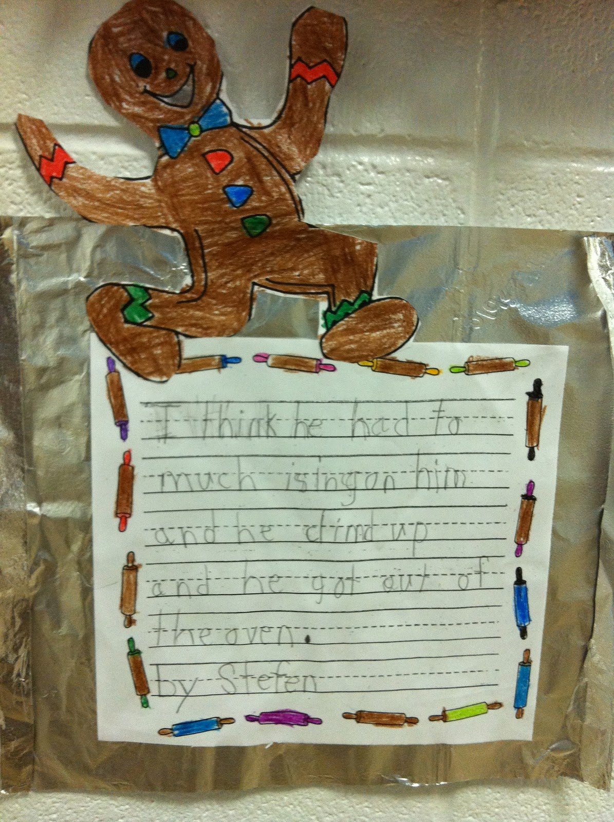 Laughing all the way...: Creative Writing About “The Gingerbread Man"