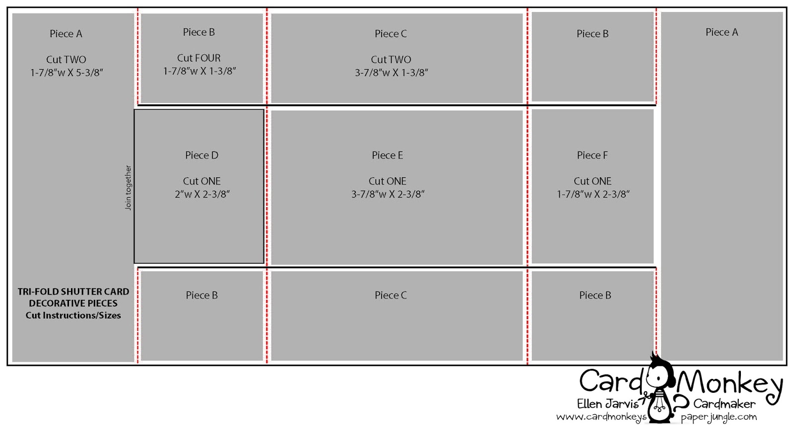 CardMonkey's Paper Jungle: Tri-Fold Shutter Card: Happy Mother's Day