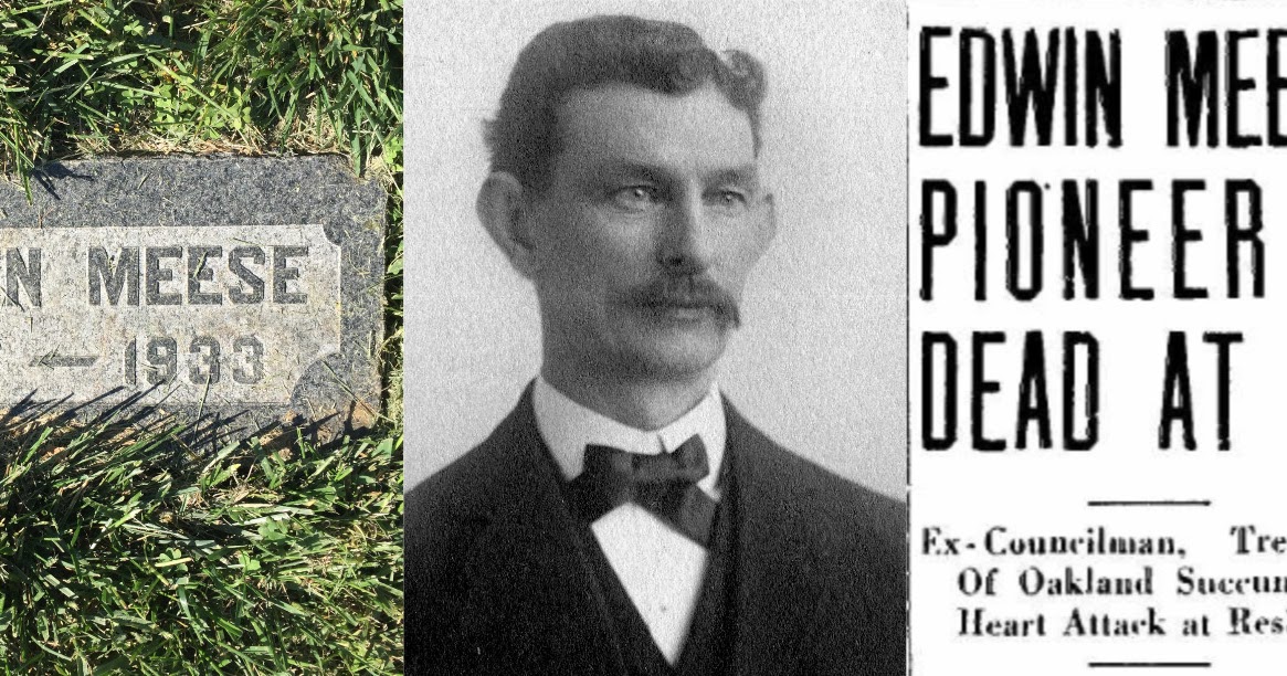 Lives of the Dead: Mountain View Cemetery in Oakland: Frederich Edwin ...