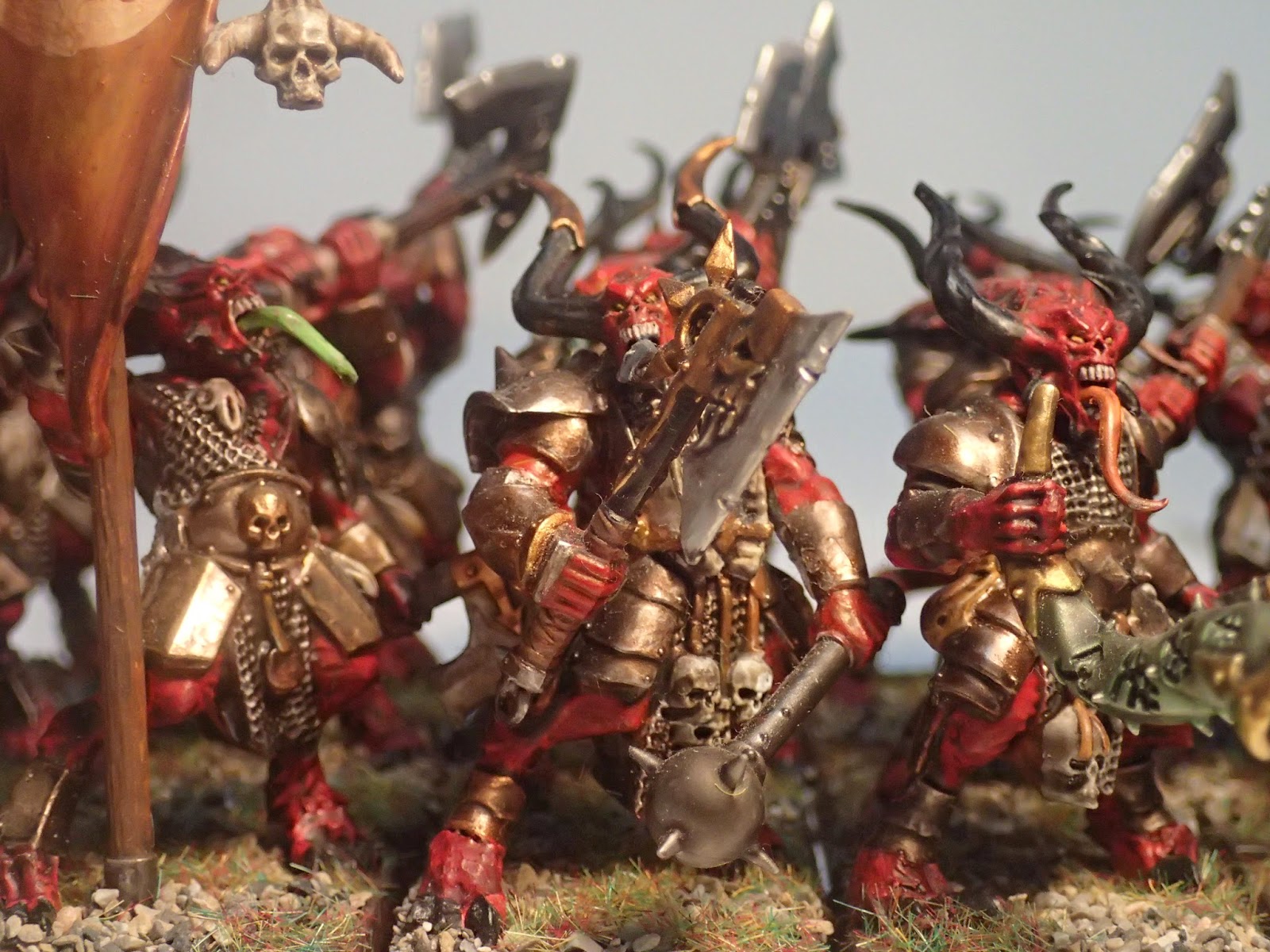 The Greater Army of Khorne: Converted Bloodletters from Beastmen Bestigors
