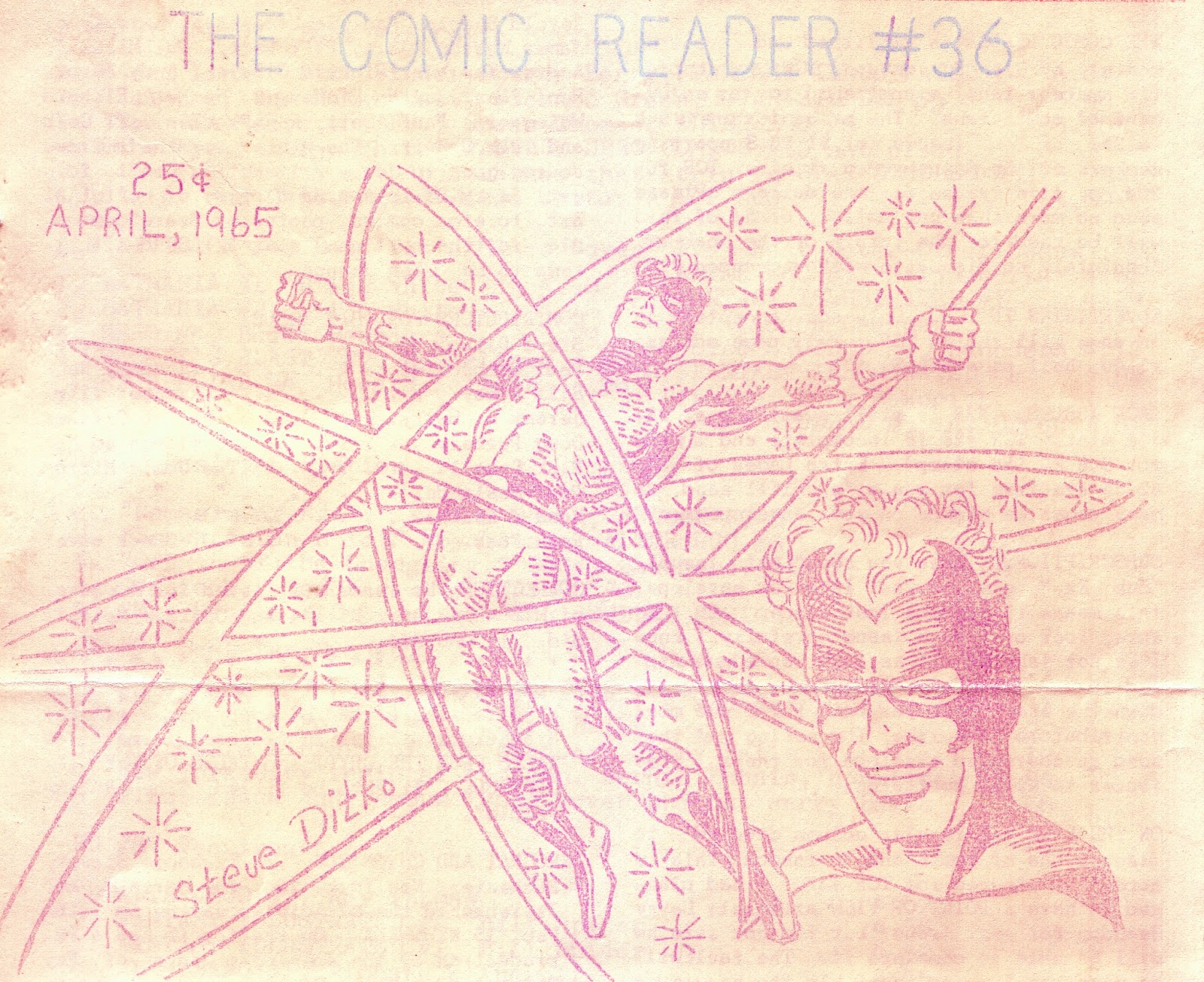 Marvel Mysteries and Comics Minutiae: Steve Ditko's Fanzine Art: 1963-1986