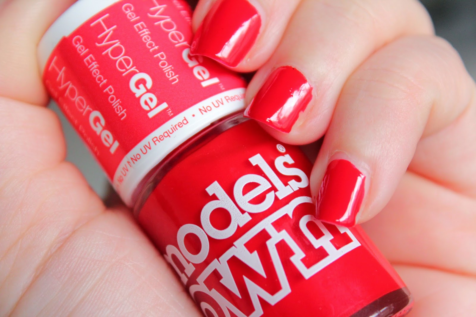 Knickers & Nail Polish: NOTD - Models Own HyperGel Red Lustre