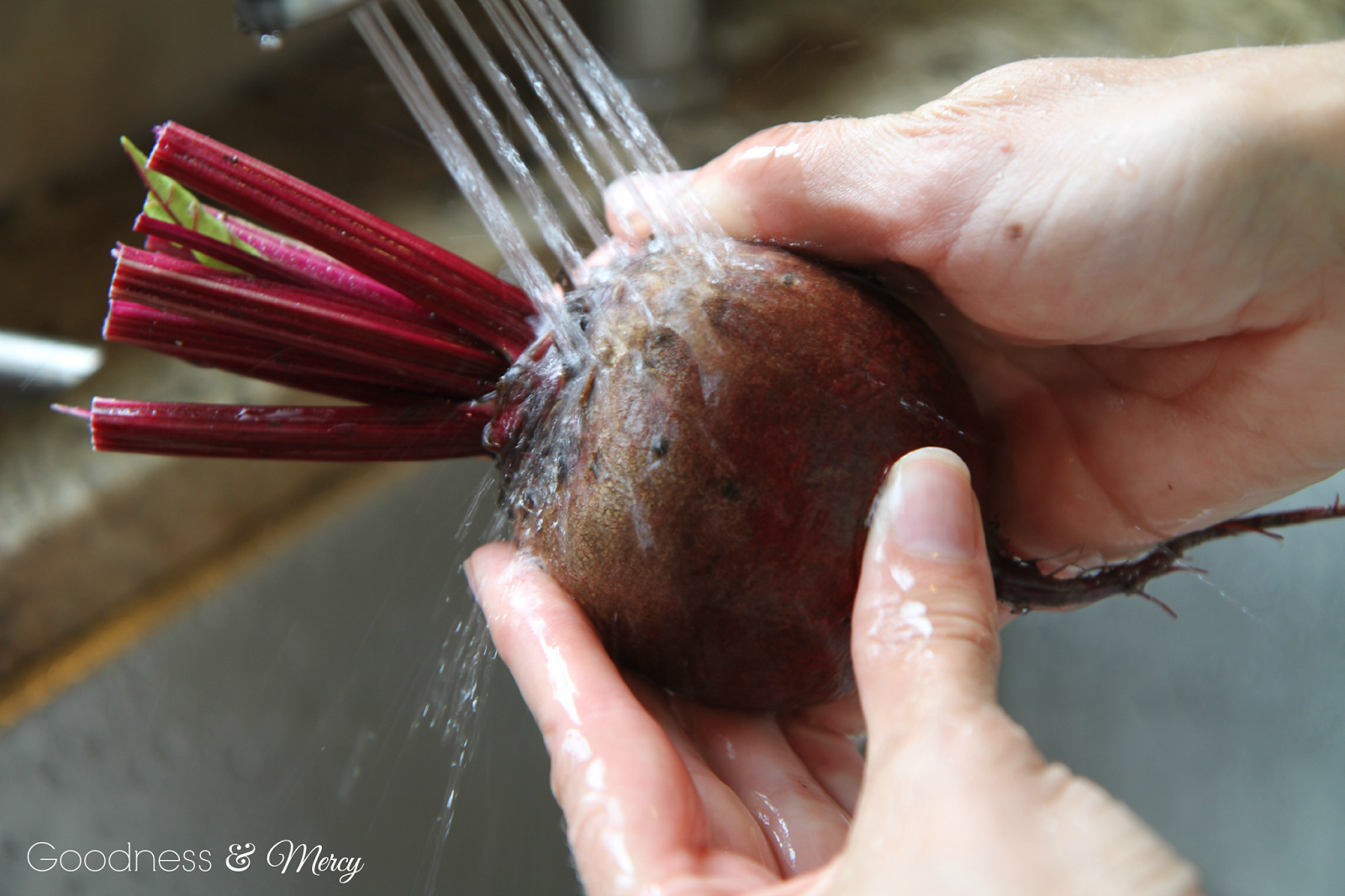 Goodness and Mercy : Beets with Lemon Sauce
