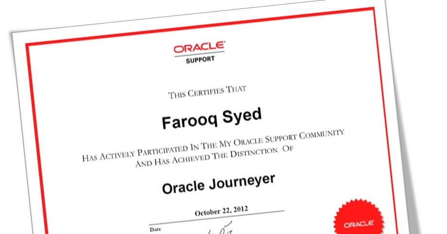 Oracle Certified Applications Specialist - Functional: My Oracle ...