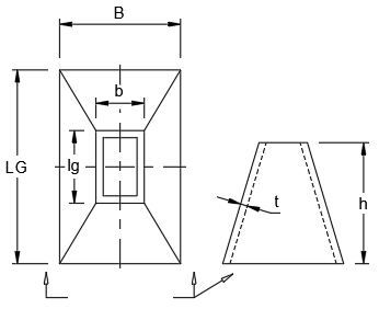 Plate and sheet development: Concentric Transition - Rectangle to ...
