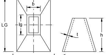 Plate and sheet development: Concentric Transition - Rectangle to ...