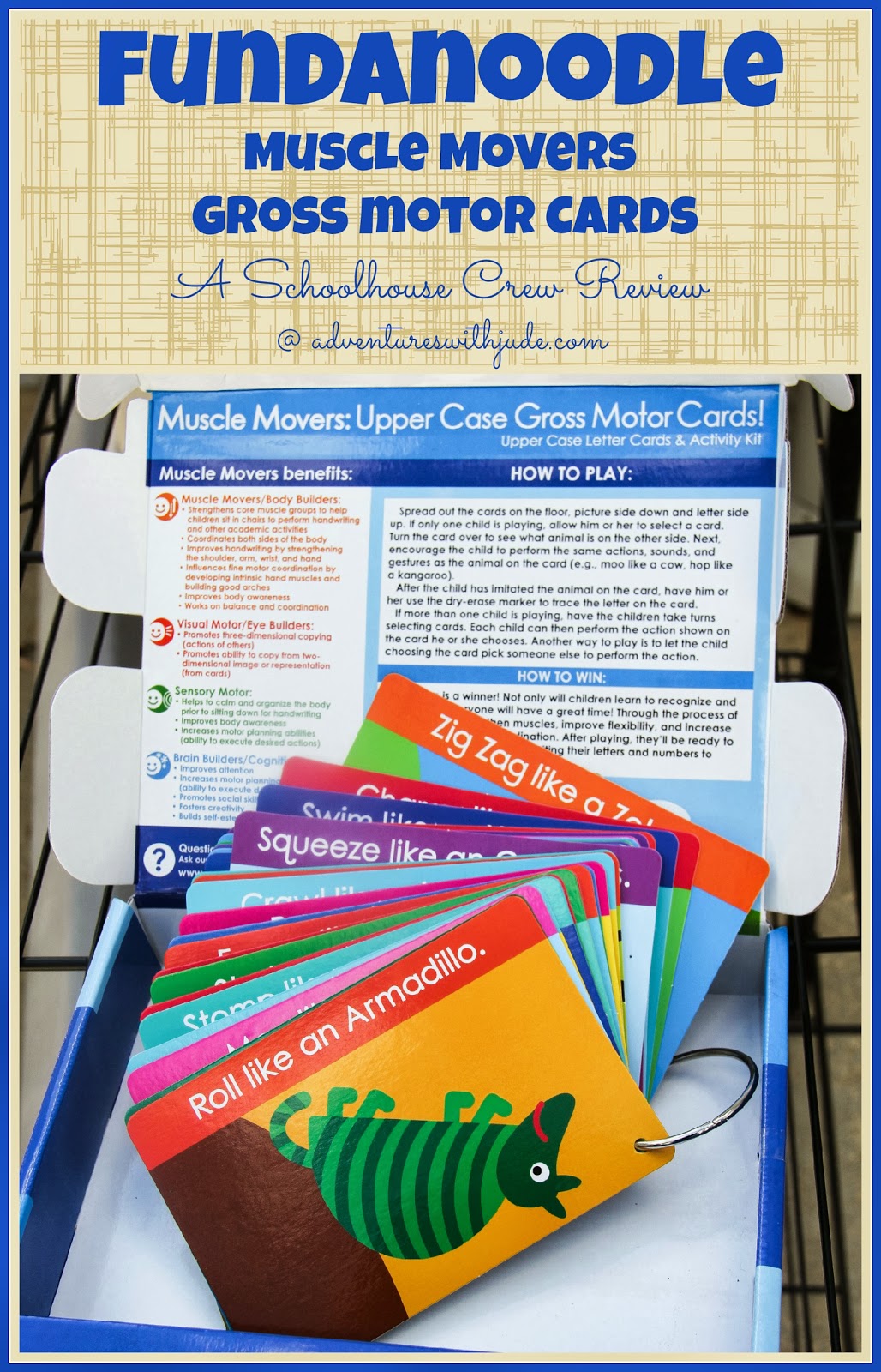 Adventures with Jude: Fundanoodle - Muscle Movers: Upper Case Gross ...