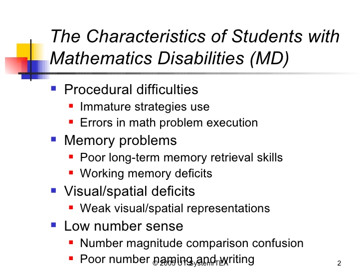hari and math: CHARACTERISTICS OF STUDENTS WITH MATHEMATICAL LEARNING ... hari and math: CHARACTERISTICS OF STUDENTS WITH MATHEMATICAL LEARNING ...
