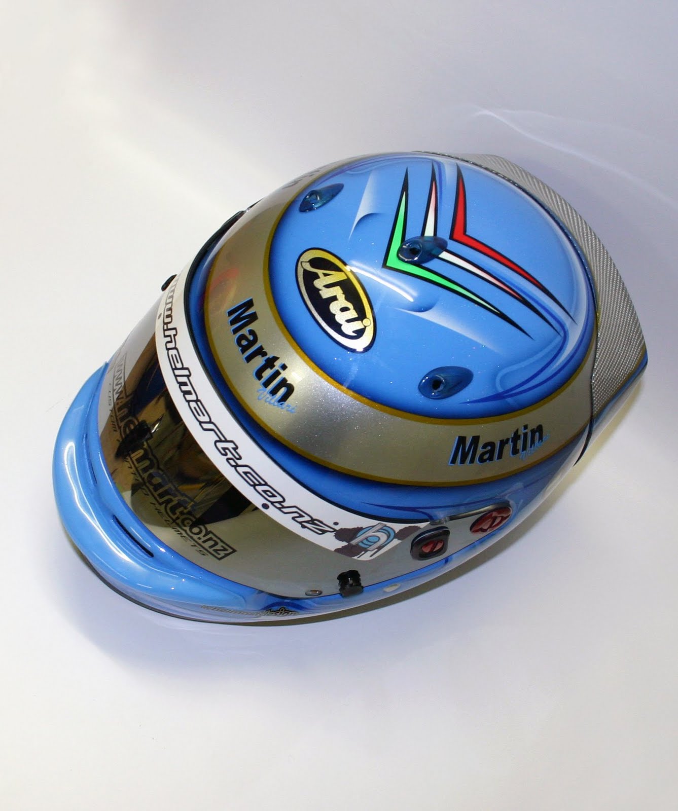 Racing Helmets Garage: Arai GP-5 M.Villari by Helmart Design