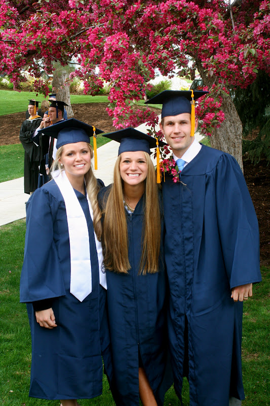 Team Tolman... Just the 3 of Us: BYU Graduation