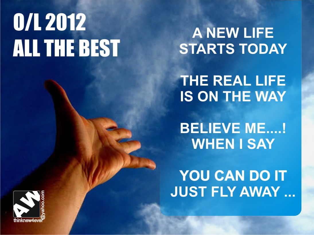 AW-EDU MEDIA: ALL THE BEST O/L 2012