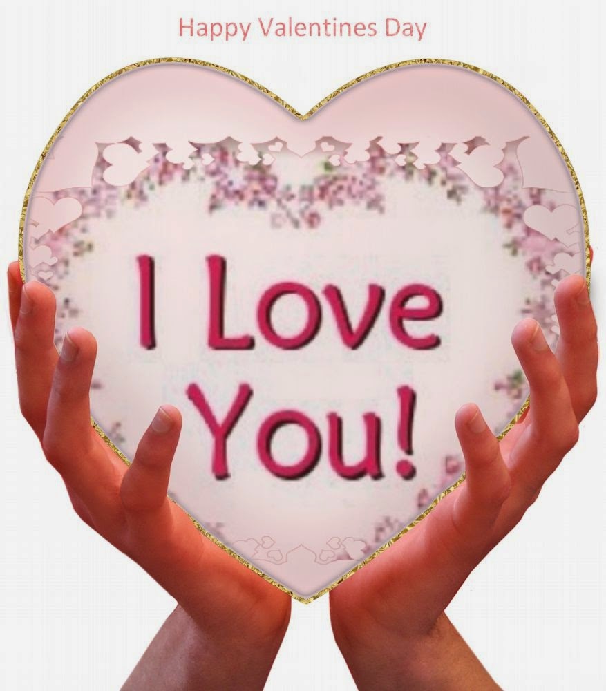 Besplatne Čestitke: Happy Valentines Day i ljubavno srce u ruci s ...